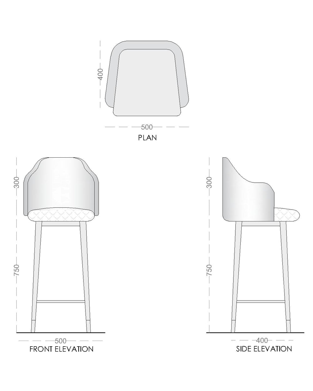 Brisbane Retreat Bar Stool