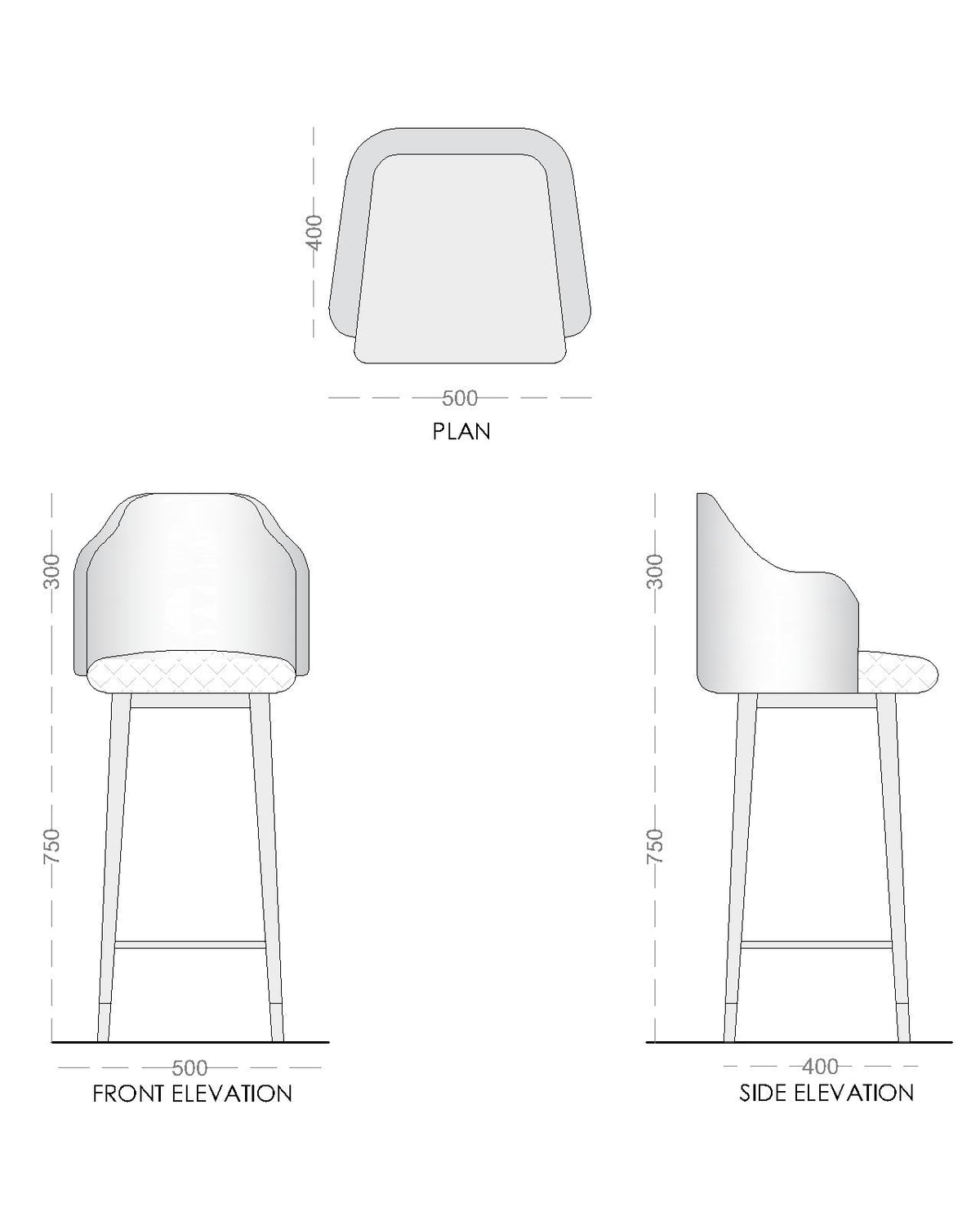 Brisbane Retreat Bar Stool