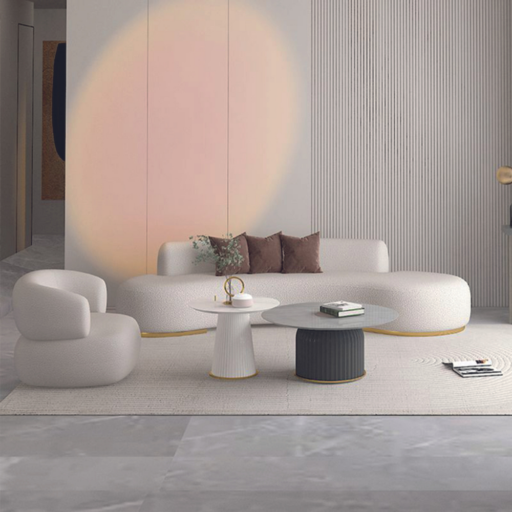 Crescent Curved Sofa