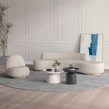 Crescent Curved Sofa